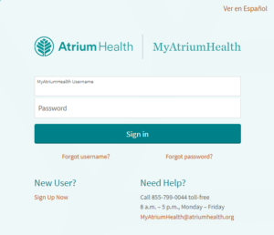 How To Myatriumhealth Login & Register My.atriumhealth.org